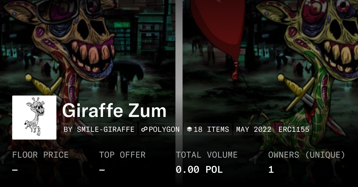 Giraffe Zum - Collection | OpenSea