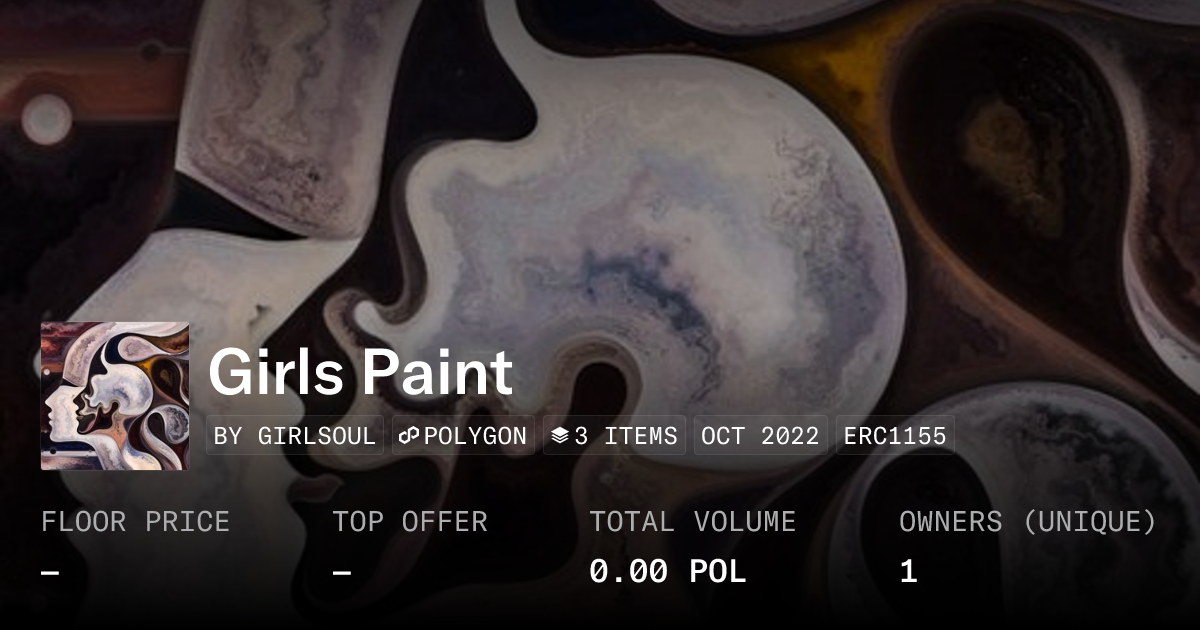 Girls Paint - Collection | OpenSea