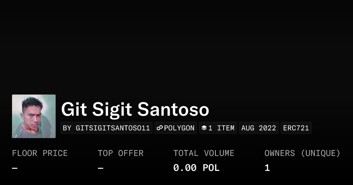 Git Sigit Santoso - Collection | OpenSea