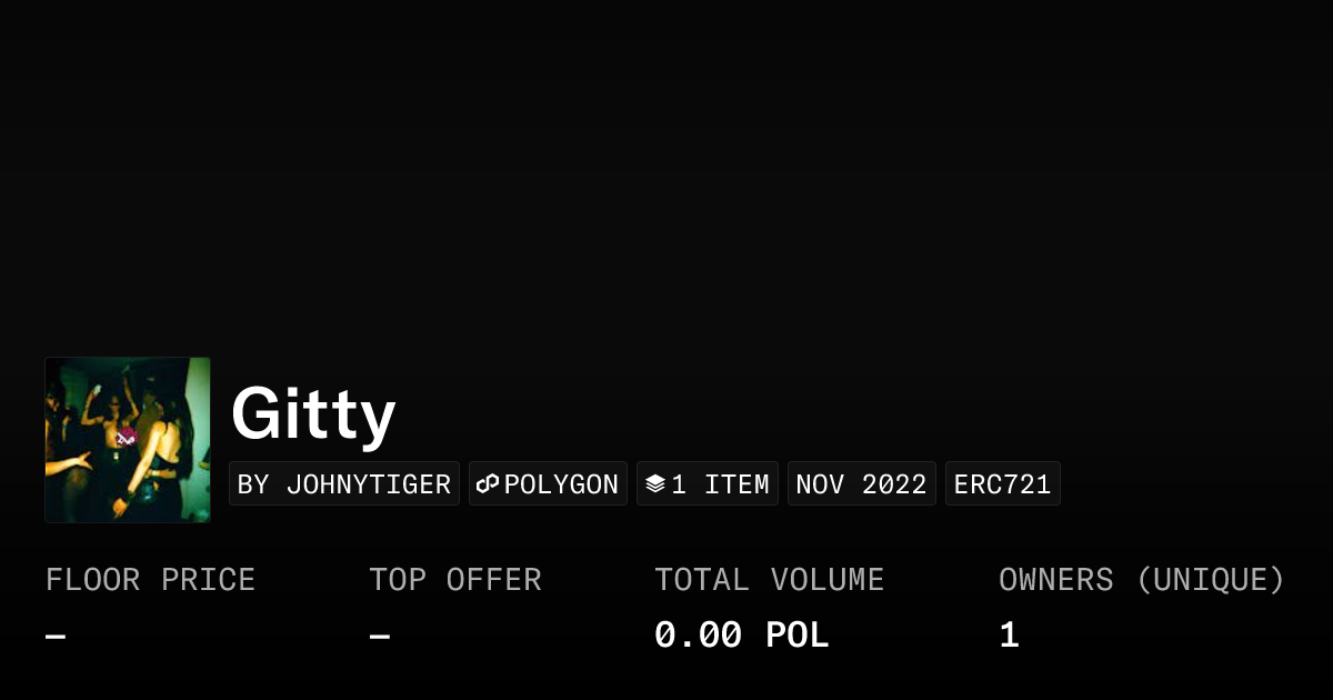 Gitty - Collection | OpenSea