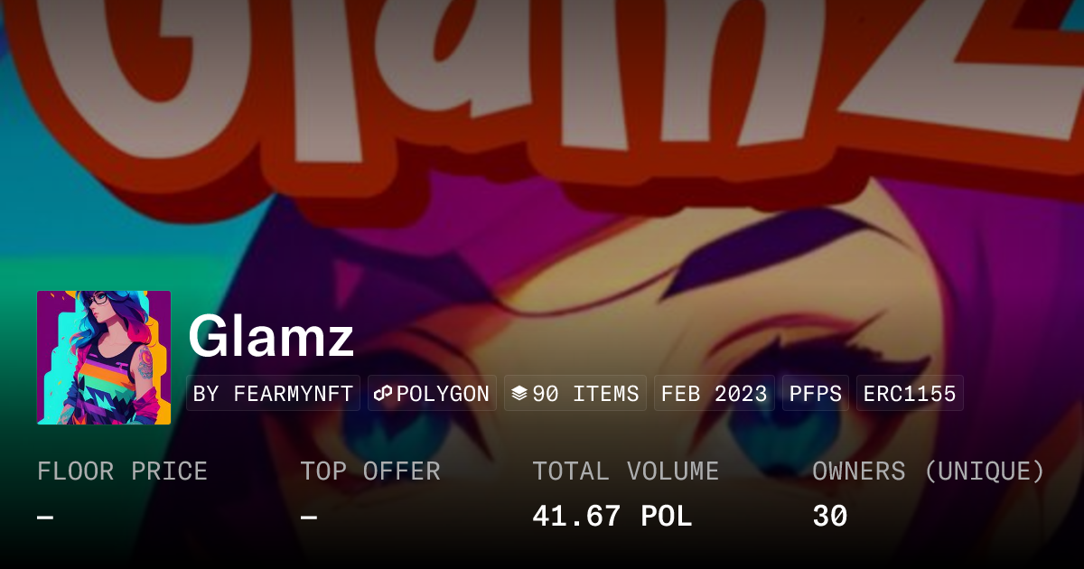 Glamz - Collection | OpenSea