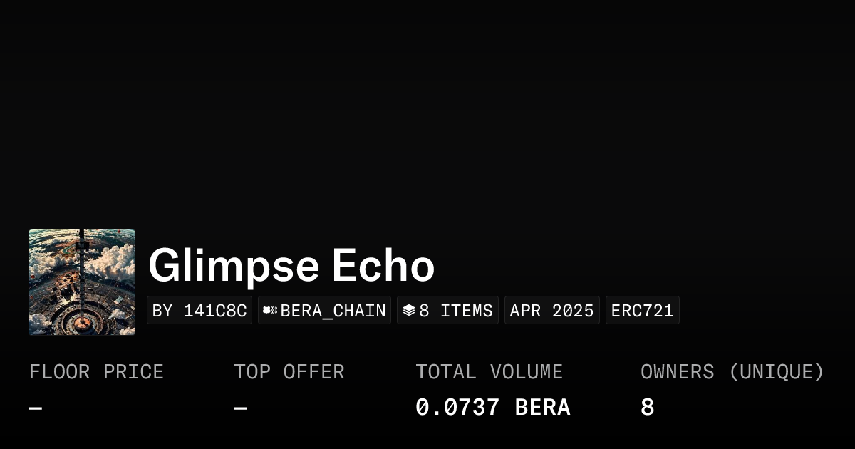 Glimpse Echo - Collection | OpenSea