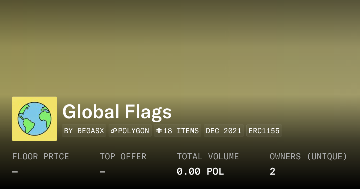 Global Flags - Collection | OpenSea