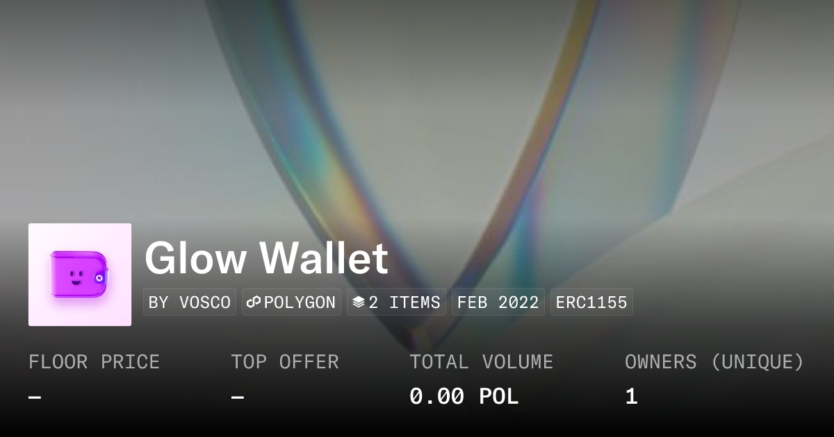 Glow Wallet - Collection | OpenSea