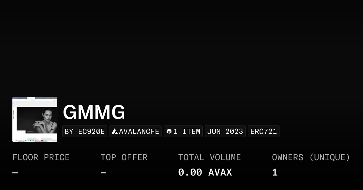 GMMG - Collection | OpenSea