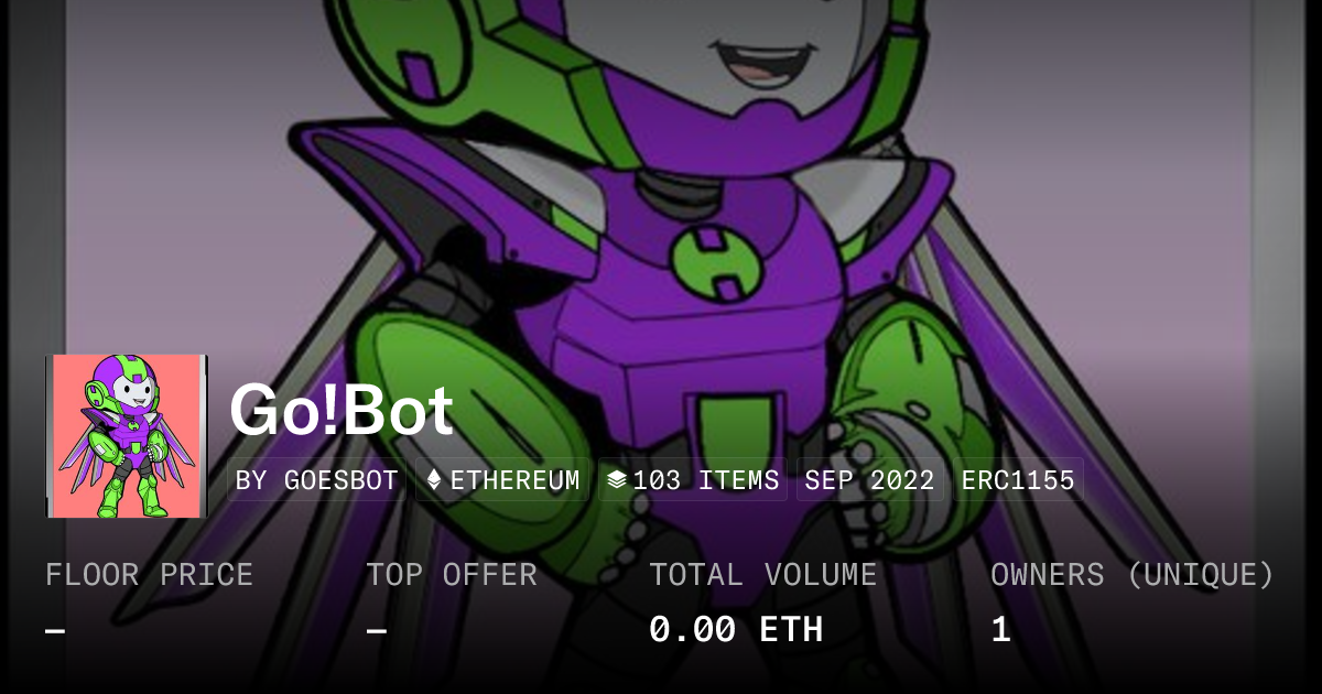 Go!Bot - Collection | OpenSea