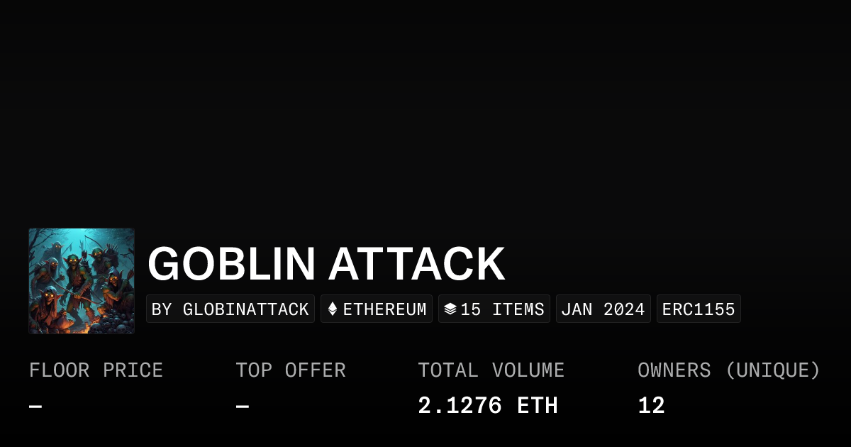 GOBLIN ATTACK - Collection | OpenSea