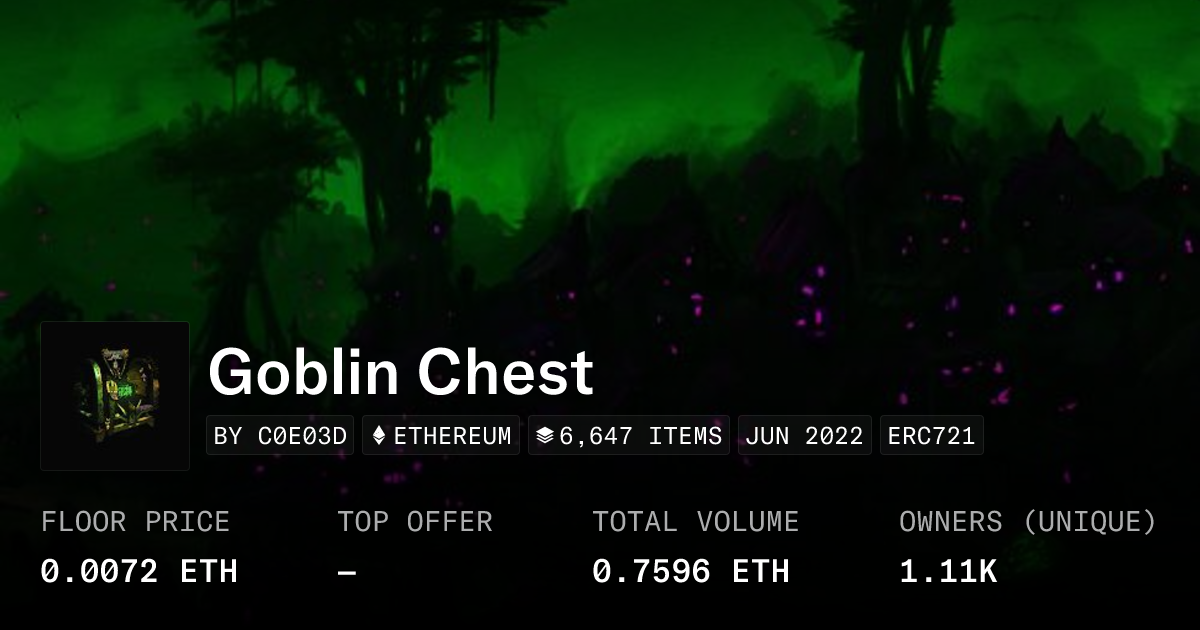 Goblin Chest - Collection | OpenSea