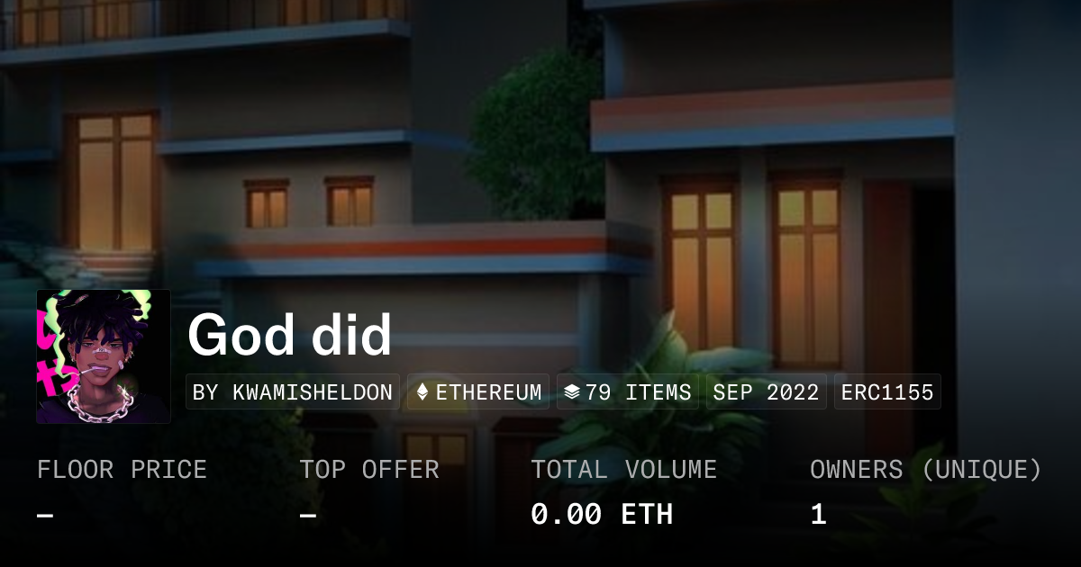 God did - Collection | OpenSea