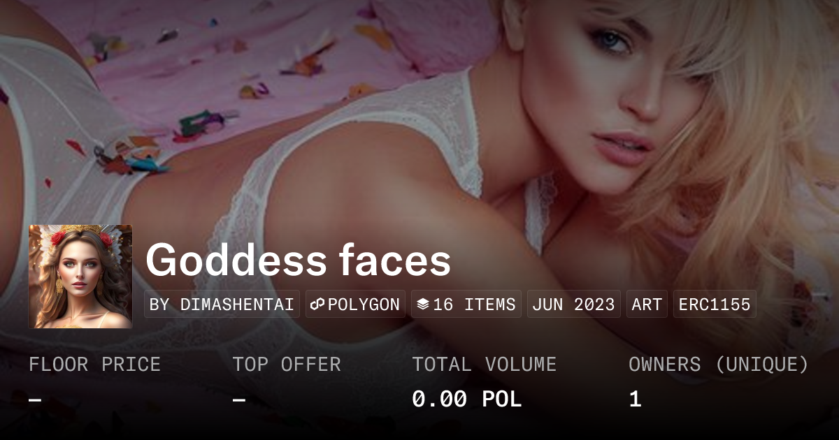 Goddess faces - Collection | OpenSea