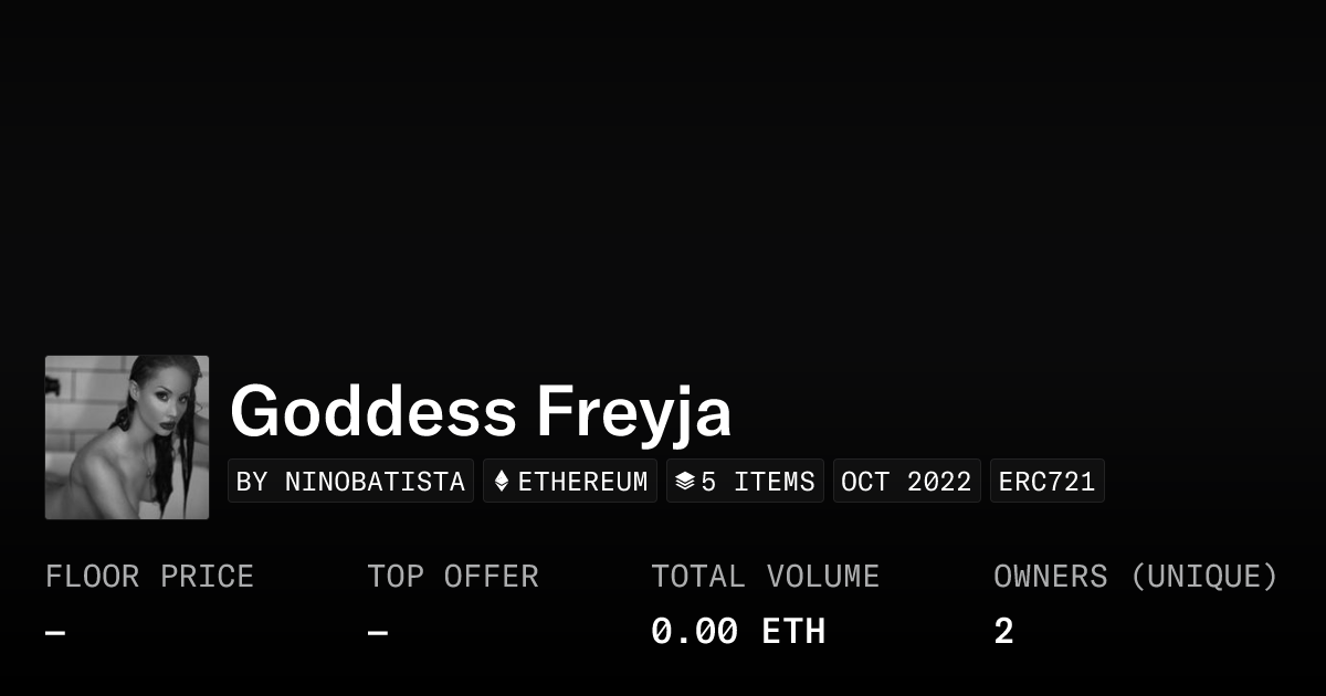 Goddess Freyja - Collection | OpenSea