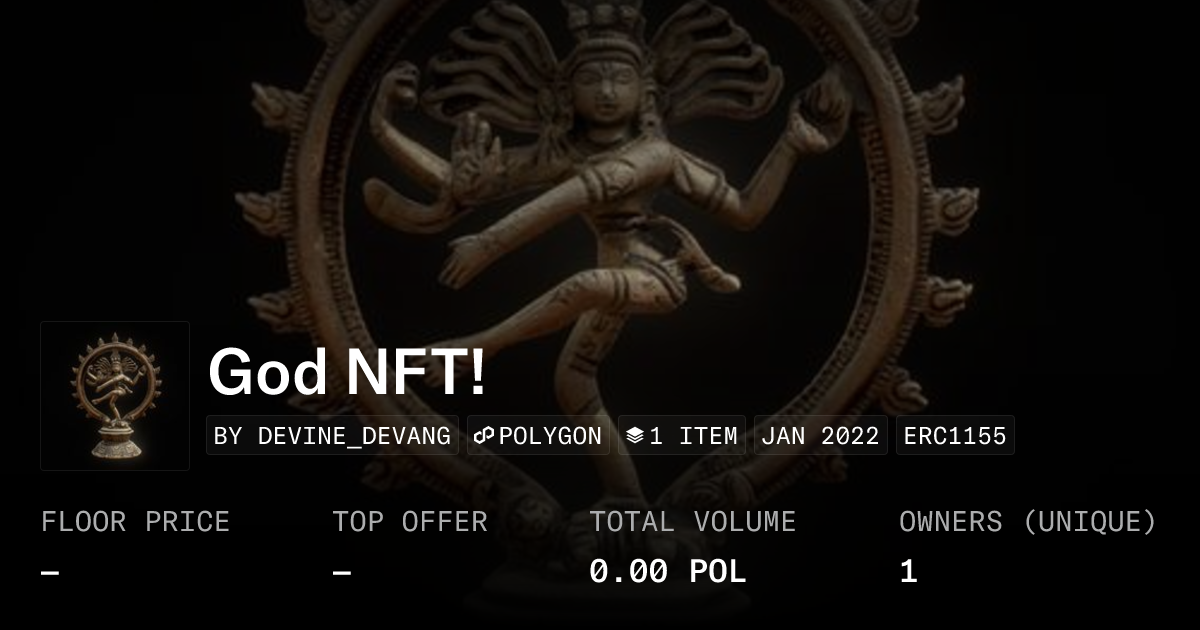 God NFT! - Collection | OpenSea
