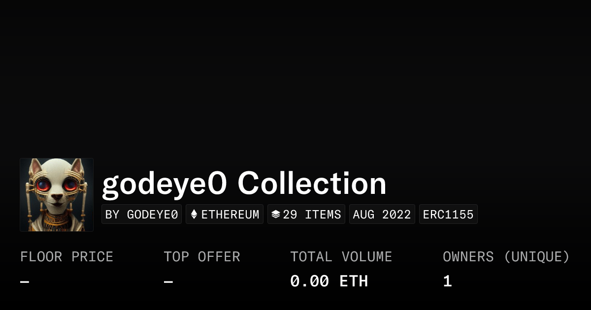 godeye0 Collection - Collection | OpenSea