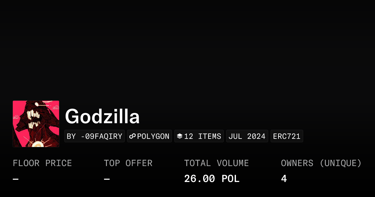 Godzilla - Collection | OpenSea