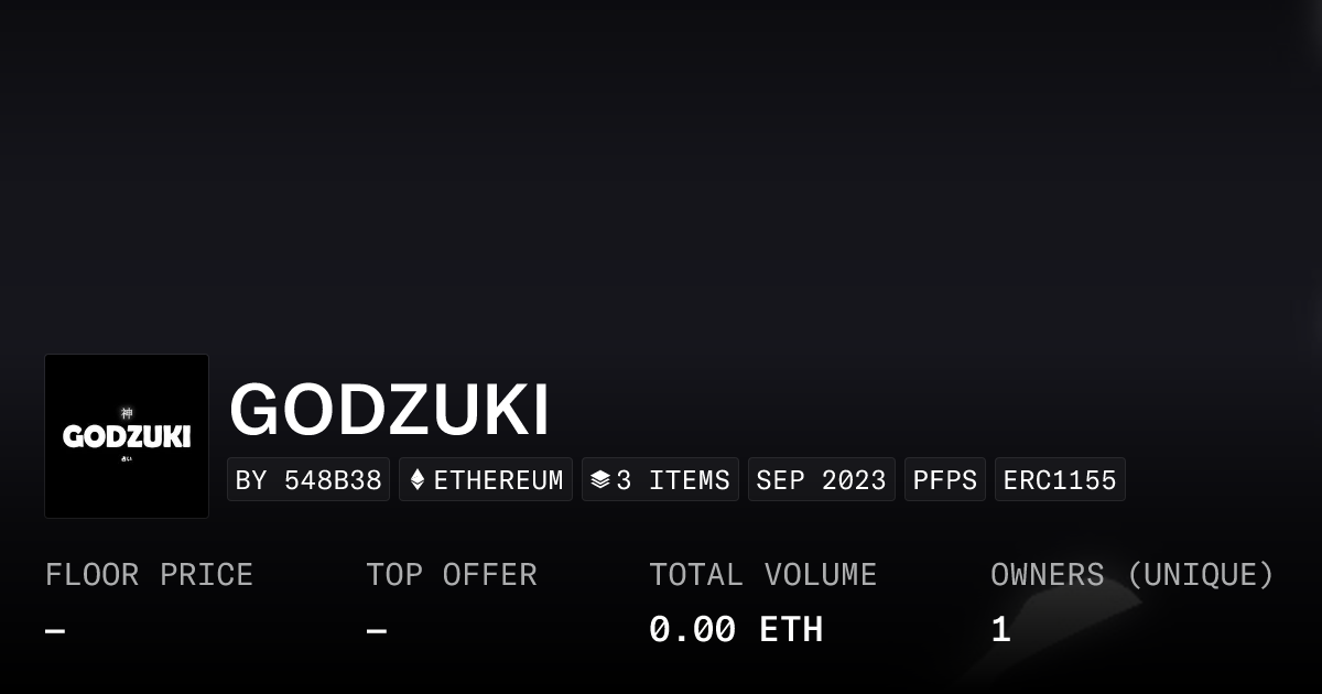 GODZUKI - Collection | OpenSea