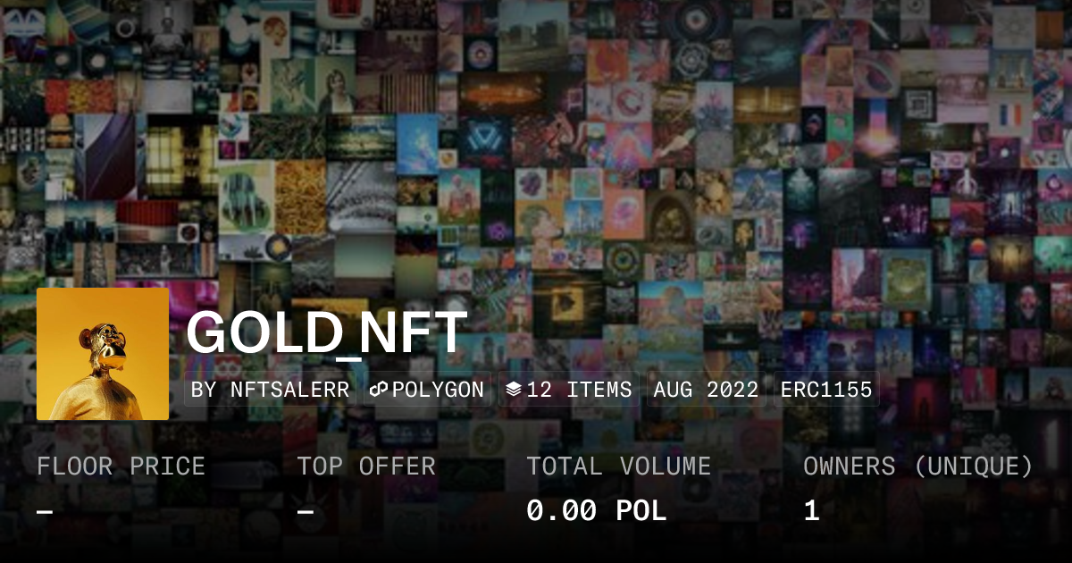 GOLD_NFT - Collection | OpenSea