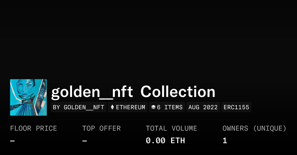 golden__nft Collection - Collection | OpenSea
