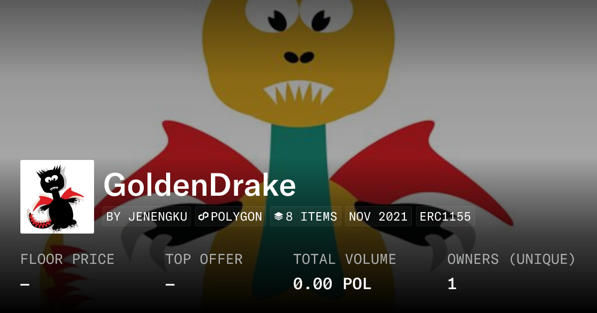 GoldenDrake - Collection | OpenSea