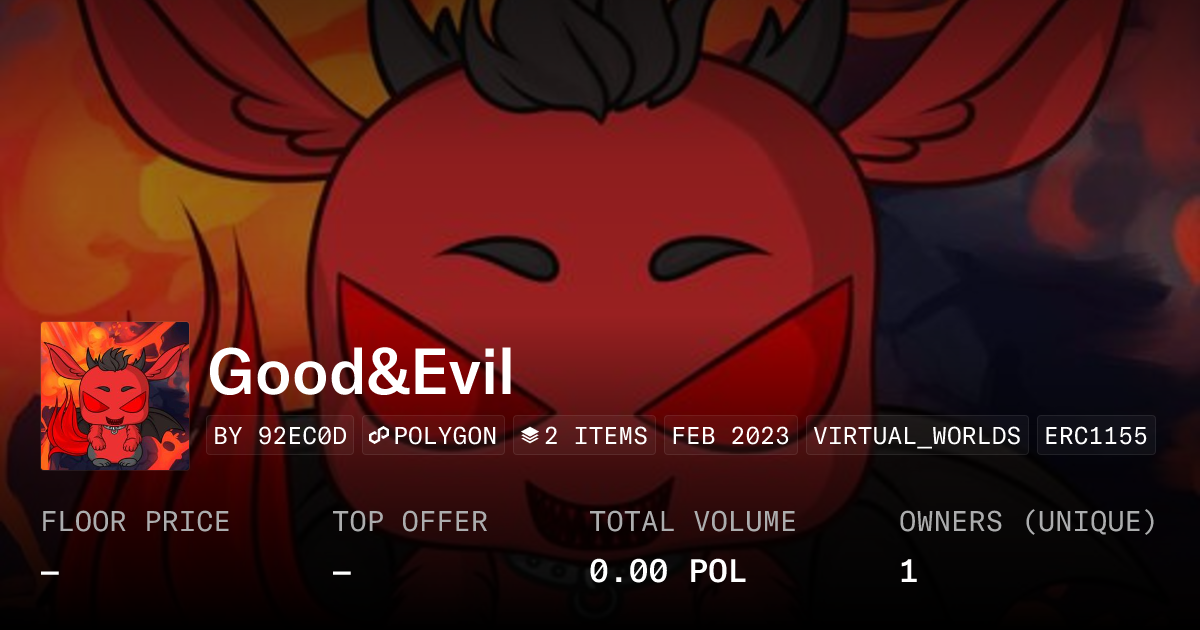Good&Evil - Collection | OpenSea