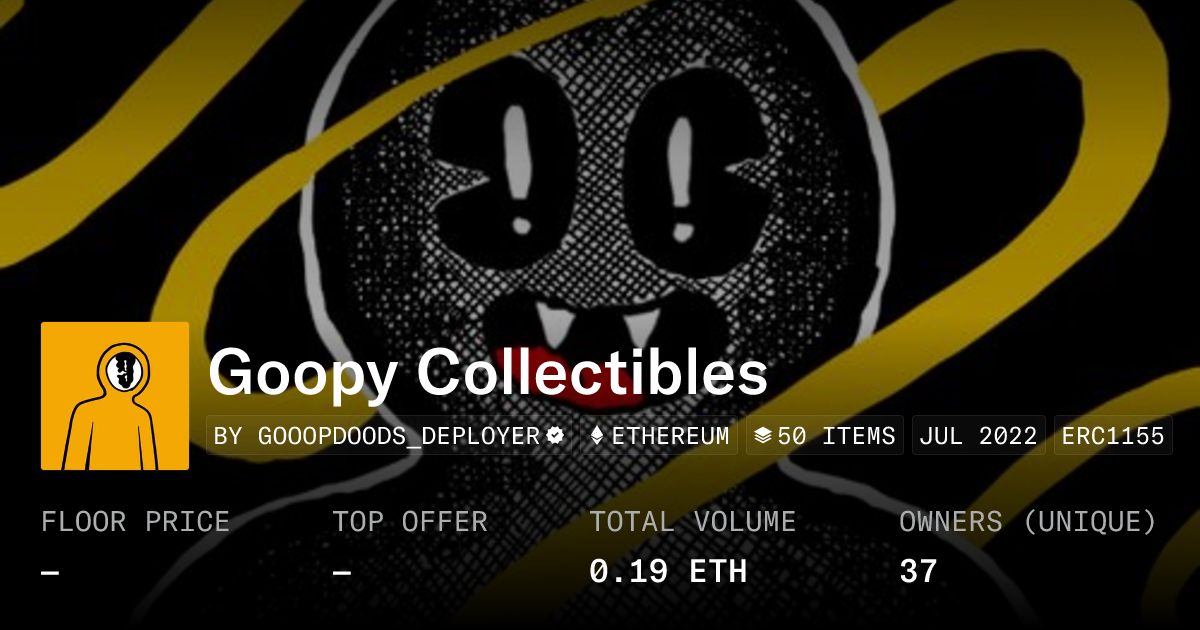Goopy Collectibles - Collection | OpenSea