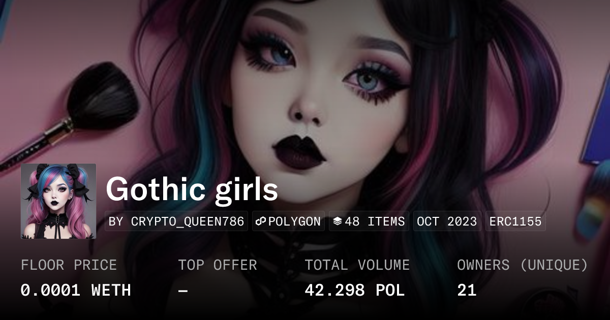Gothic girls - Collection | OpenSea
