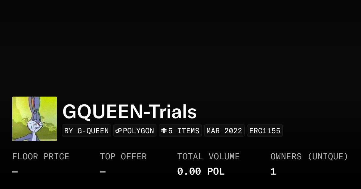 GQUEEN-Trials - Collection | OpenSea