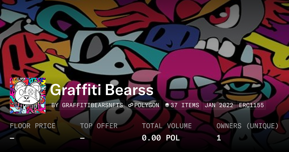 Graffiti Bearss - Collection | OpenSea