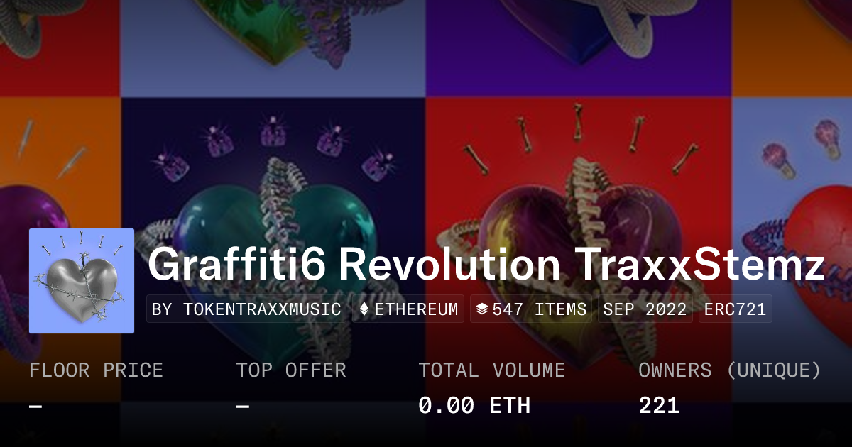 Graffiti6 Revolution TraxxStemz - Collection | OpenSea