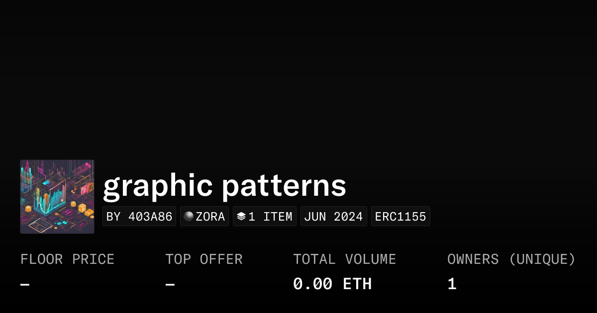 graphic patterns - Collection | OpenSea