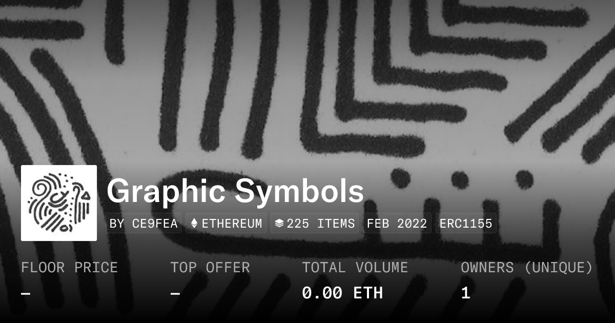 Graphic Symbols - Collection | OpenSea