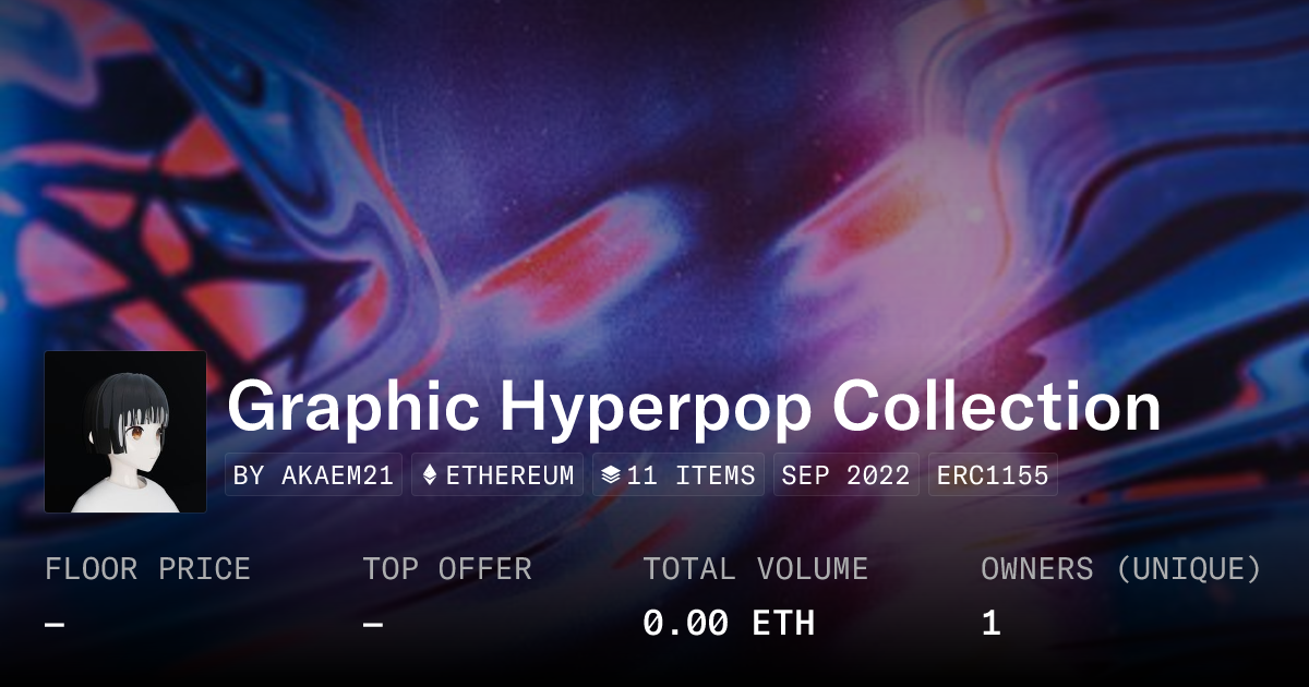 Graphic Hyperpop Collection - Collection | OpenSea