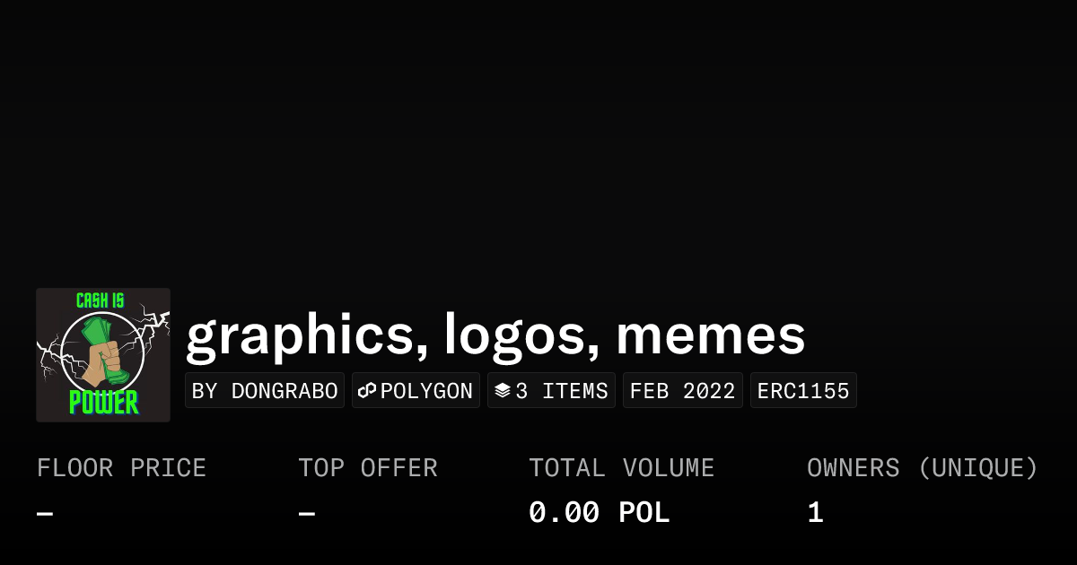graphics, logos, memes - Collection | OpenSea