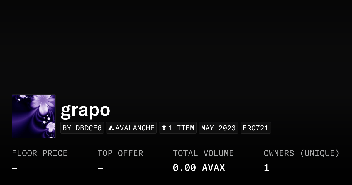 grapo - Collection | OpenSea