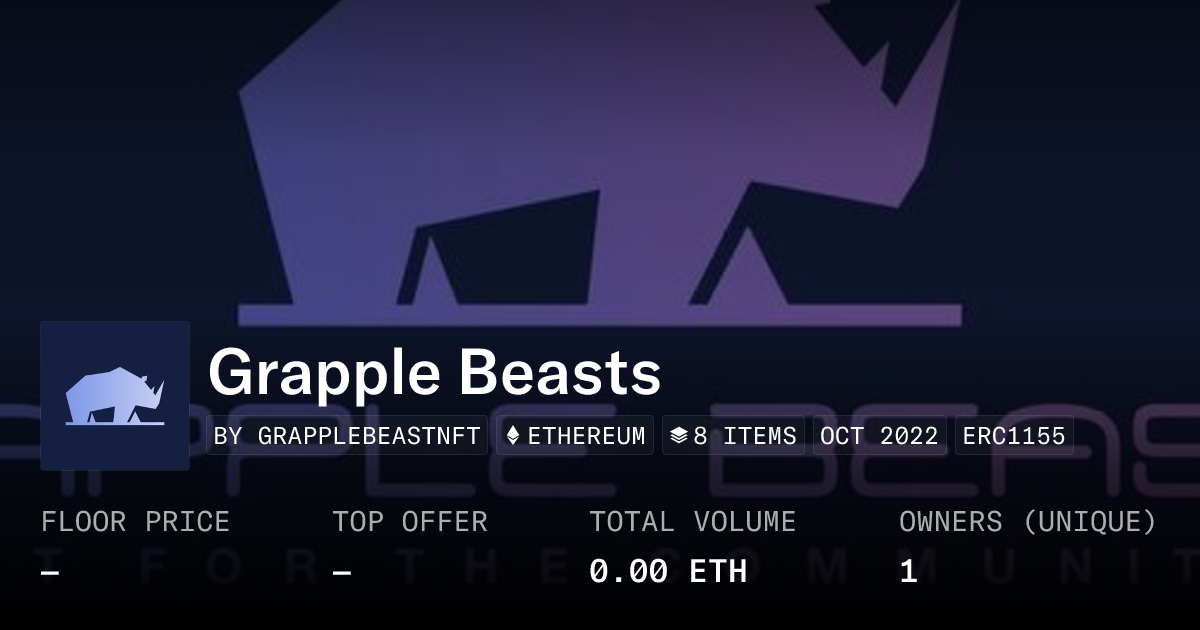 Grapple Beasts - Collection | OpenSea