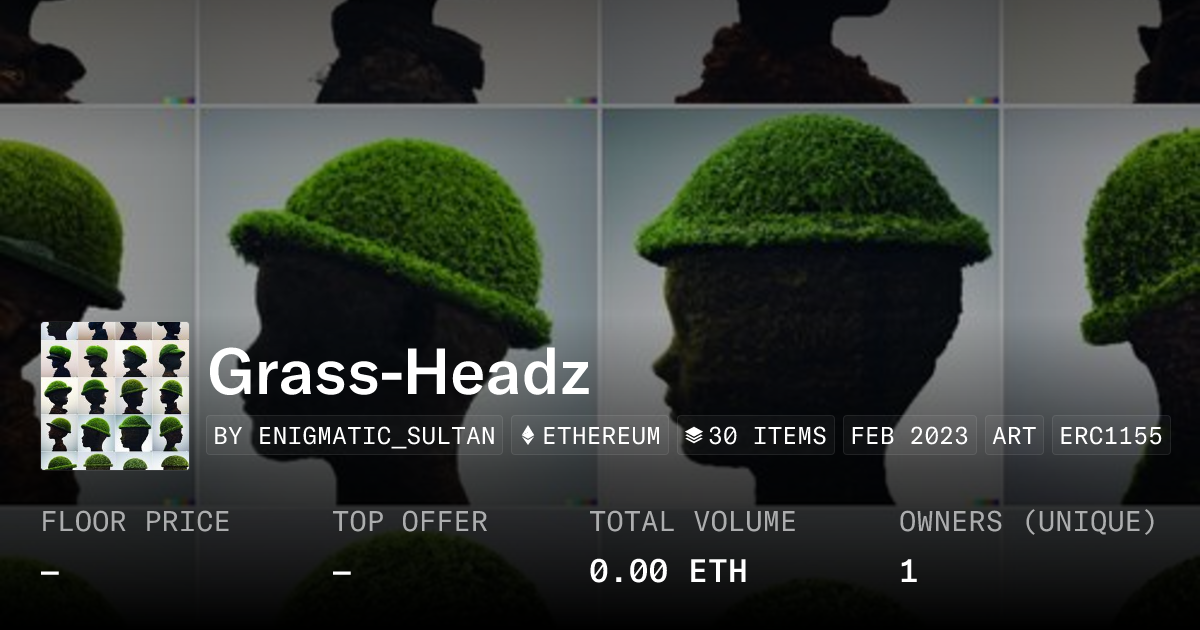 Grass-Headz - Collection | OpenSea