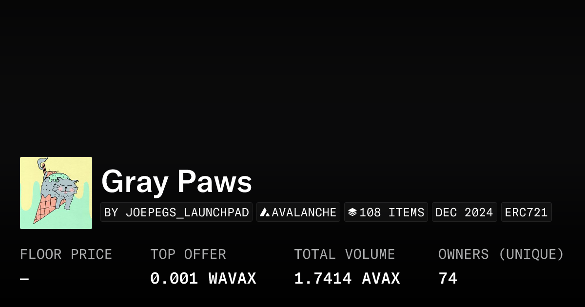 Gray Paws - Collection | OpenSea