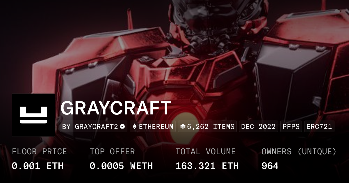 GRAYCRAFT - Collection | OpenSea