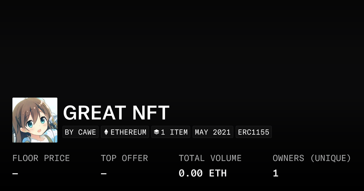 GREAT NFT - Collection | OpenSea