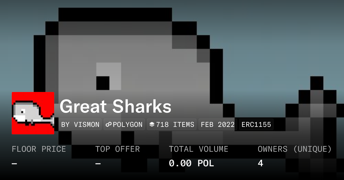 Great Sharks - Collection | OpenSea
