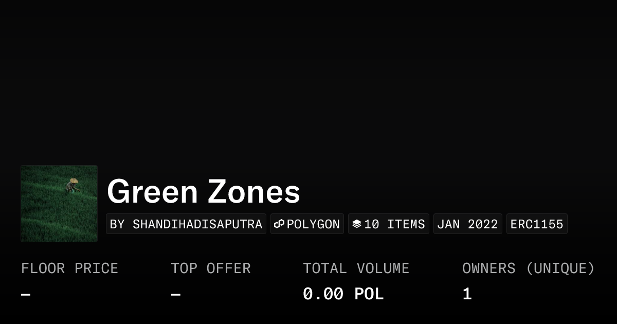 Green Zones - Collection | OpenSea