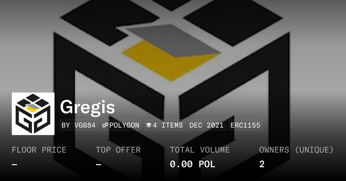 Gregis - Collection | OpenSea