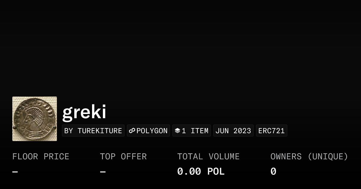 greki - Collection | OpenSea