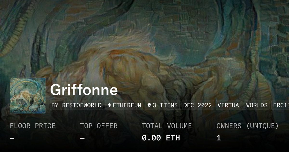 Griffonne - Collection | OpenSea