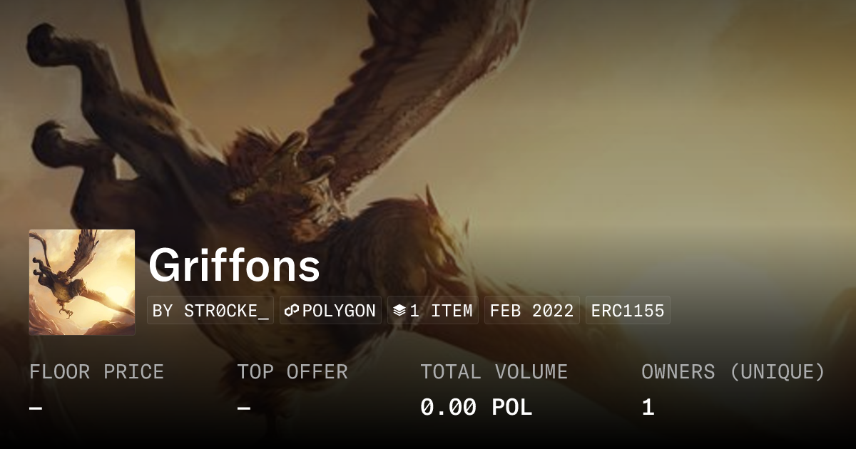 Griffons - Collection | OpenSea