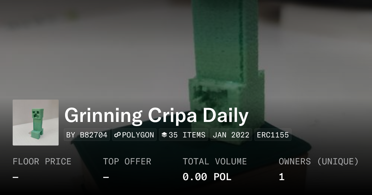 Grinning Cripa Daily - Collection | OpenSea