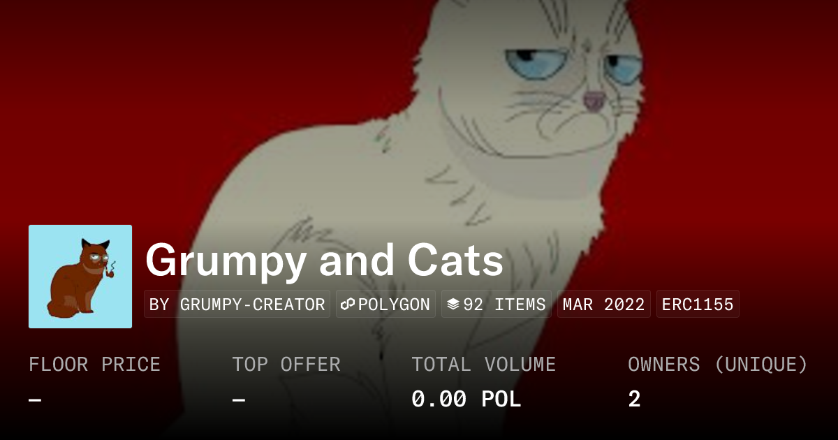 Grumpy and Cats - Collection | OpenSea