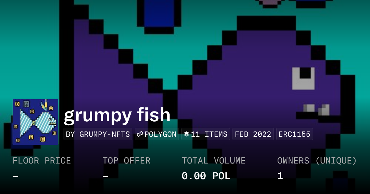 grumpy fish - Collection | OpenSea