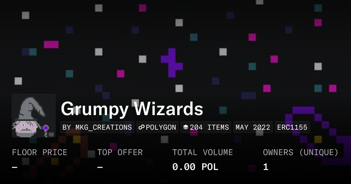 Grumpy Wizards - Collection | OpenSea