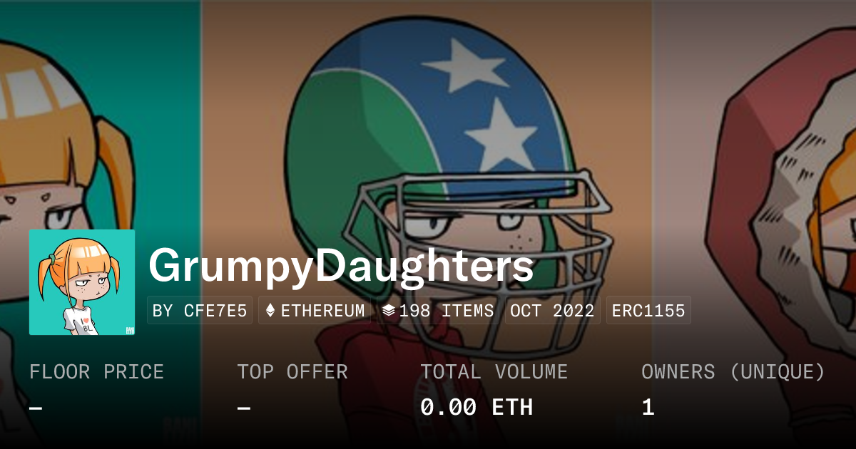 GrumpyDaughters - Collection | OpenSea