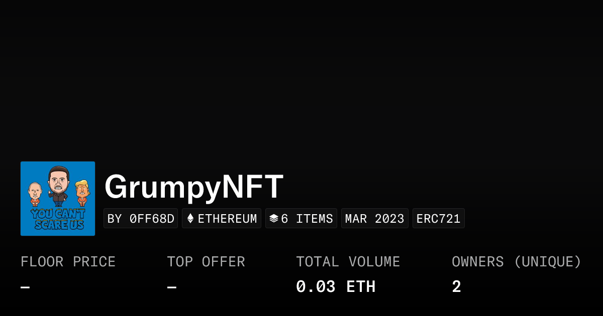 GrumpyNFT - Collection | OpenSea